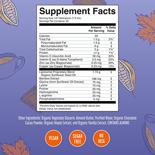Collagen Booster Liposomal & Organic Protein Powder Plant-Based Bundle by MaryRuth’s | Vitamin C & E, Zinc, Copper & Silica | Skin Care & Joint Support Supplement | Vegan | Gluten Free | Non-GMO