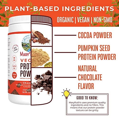 Collagen Booster Liposomal & Organic Protein Powder Plant-Based Bundle by MaryRuth’s | Vitamin C & E, Zinc, Copper & Silica | Skin Care & Joint Support Supplement | Vegan | Gluten Free | Non-GMO