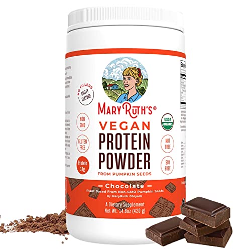 Collagen Booster Liposomal & Organic Protein Powder Plant-Based Bundle by MaryRuth’s | Vitamin C & E, Zinc, Copper & Silica | Skin Care & Joint Support Supplement | Vegan | Gluten Free | Non-GMO