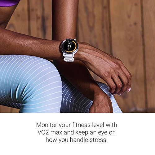 Garmin vívoactive 3 GPS Smartwatch - White & Stainless (Renewed)
