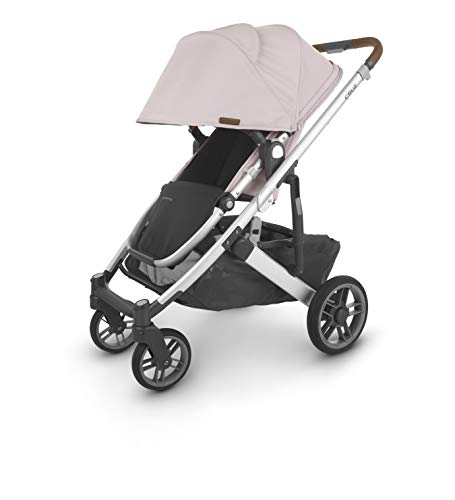 UPPAbaby Cruz V2 Stroller - Alice (Dusty Pink/Silver/Saddle Leather) + Mesa Infant Car Seat - Jake (Black)