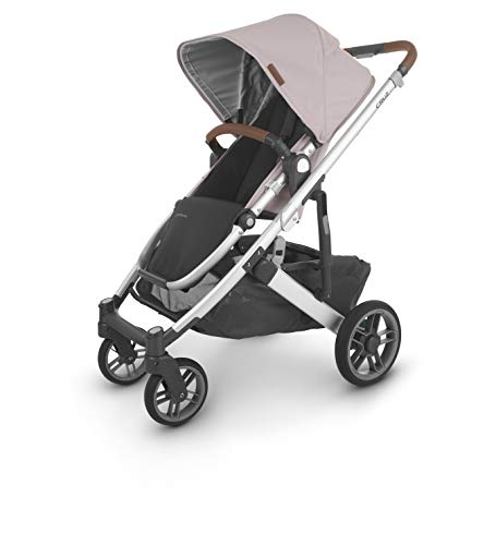 UPPAbaby Cruz V2 Stroller - Alice (Dusty Pink/Silver/Saddle Leather) + Mesa Infant Car Seat - Jake (Black)