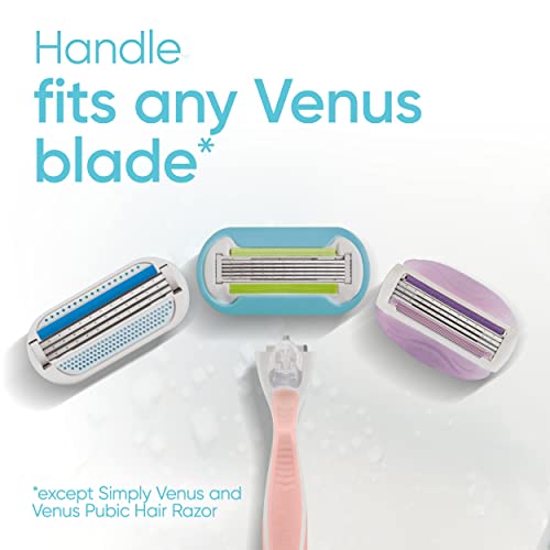 Gillette Venus Extra Smooth Pink Women's Razor Handle + 2 Refills