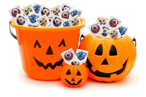Fruidles Halloween Monster Lollipop, Monster Variety Suckers Candy, Great for Halloween Goody Bag Fillers, Individually Wrapped (Half-Pound)