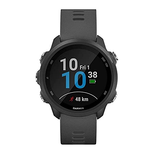 Garmin Forerunner 245, GPS Running Smartwatch with Advanced Dynamics, Slate Gray (Renewed)