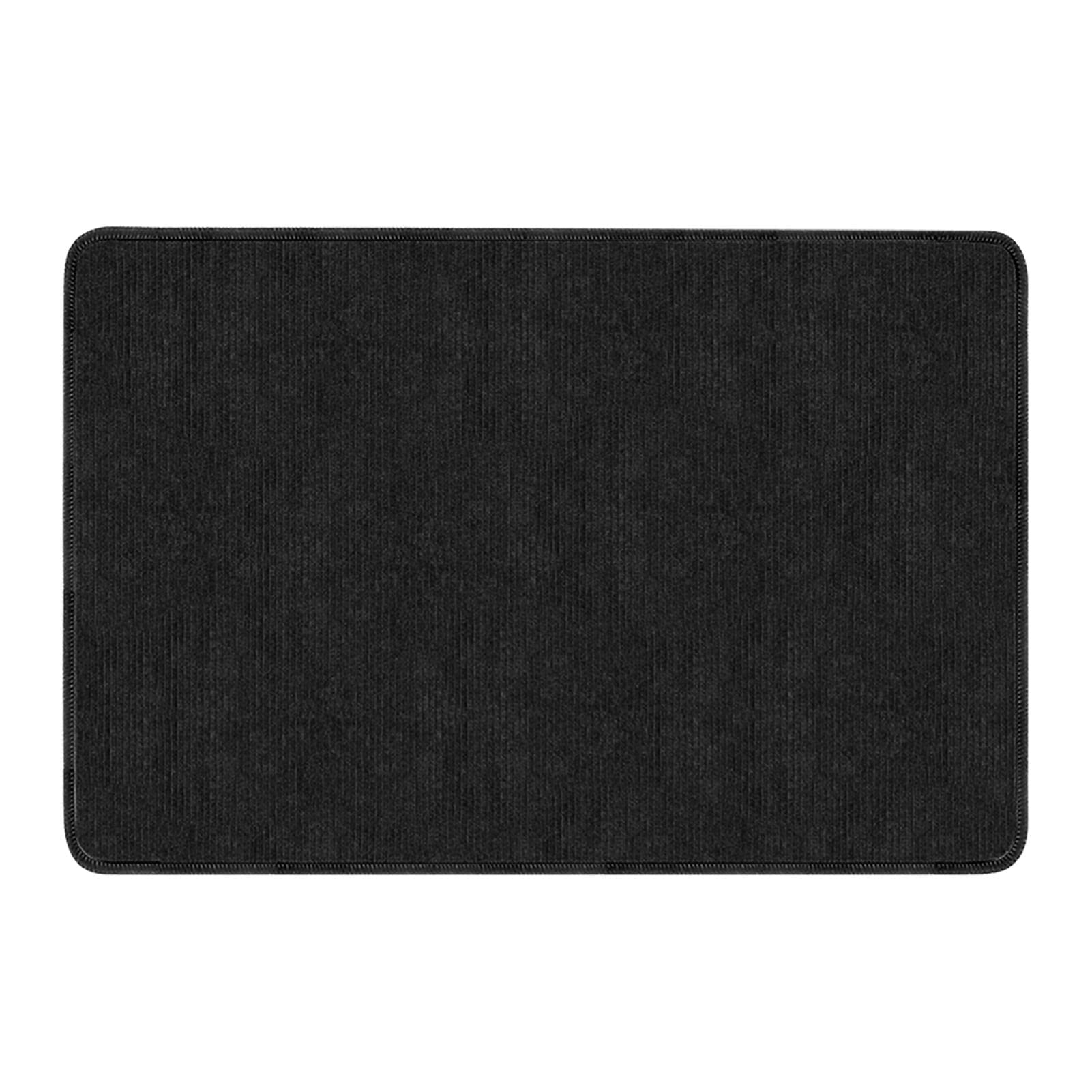 CALIDAKA Office Chair Mat for Hardwood Floor Computer Gaming Chair Mat 47x35inch Office Gaming Rolling Floor Mat Anti-Slip Under Desk Low-Pile Office Rug(Black)