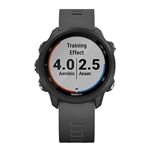 Garmin Forerunner 245, GPS Running Smartwatch with Advanced Dynamics, Slate Gray (Renewed)