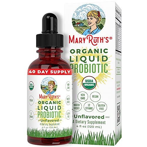 Stress Relief Vita-Beans for Kids & Liquid Probiotics 4oz Bundle by MaryRuth's | Natural Calm, Relaxation, Stress and Mood Support | Digestive Health | Gut Health & Immune Support