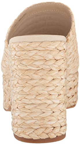 Dolce Vita Women's Elora Heeled Sandal, LT Natural Raffia, 10