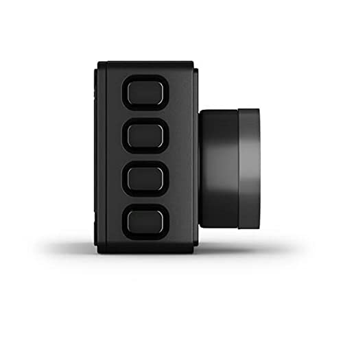 Garmin Dash Cam 57, 1440p and 140-degree FOV, Monitor Your Vehicle While Away w/ New Connected Features, Voice Control, Compact and Discreet, International Version (Dash Cam 57)