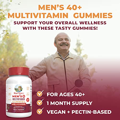 MaryRuth's Multivitamin for Men 40+ | Sugar Free | Vegan Mens Vitamins | Immune Support Daily Men's Multivitamin | Gummy Vitamins for Men | 60 Count