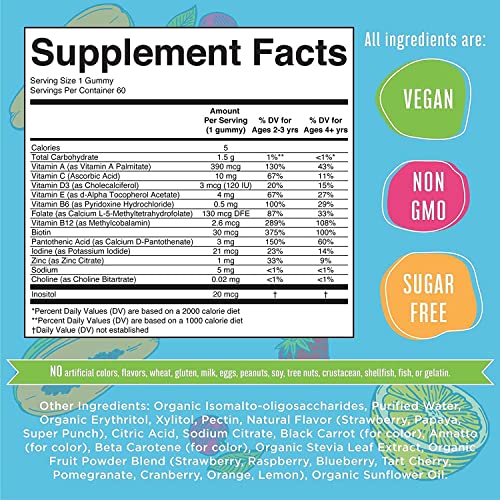 MaryRuth's Kids Multivitamin Gummies + Kids Magnesium Calm Gummies Bundle | 2 Month Supply | Sugar Free | Kids Immune Support & Development | Kids Muscle, Nerve & Gut Health | 60 Count
