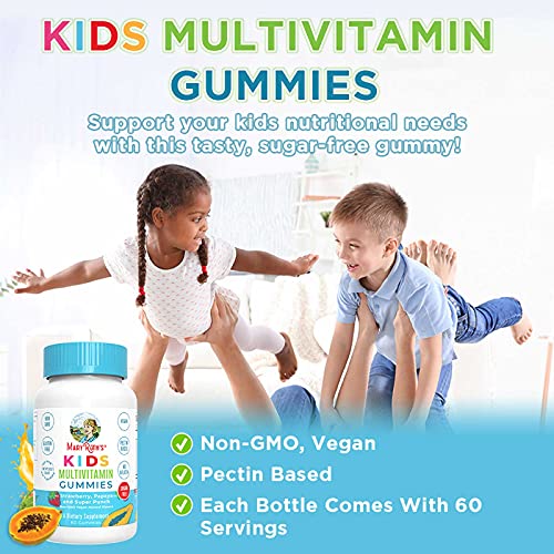 MaryRuth's Kids Multivitamin Gummies + Kids Magnesium Calm Gummies Bundle | 2 Month Supply | Sugar Free | Kids Immune Support & Development | Kids Muscle, Nerve & Gut Health | 60 Count