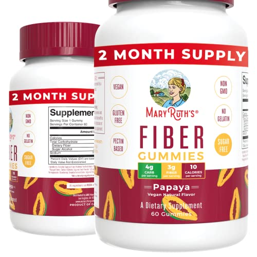 Teen Multivitamin Gummies & Fiber Gummies for Adults Bundle by MaryRuth's | Vitamin C, D and E, B Vitamins | Biotin | Immune Support | Energy, Skin & Hair | Prebiotics | Gut Health & Digestion Support