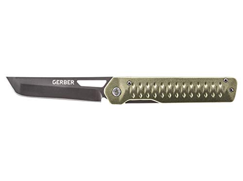 Gerber Gear 31-003730 Ayako Folding Knife, Pocket knife with Clip, EDC Knife, Green