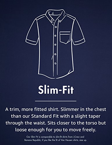 Goodthreads Men's Slim-Fit Short-Sleeve Printed Poplin Shirt, Wallpaper Floral, XX-Large