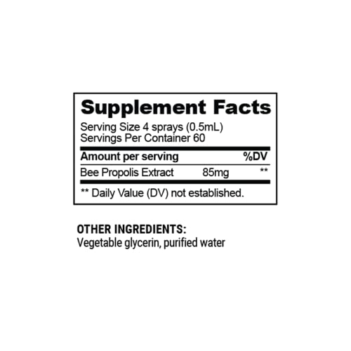 BEEKEEPER'S NATURALS Propolis Throat Spray - 95% Bee Propolis Extract - Natural Immune Support & Sore Throat Relief - Antioxidants, Keto, Paleo, Gluten-Free (1.06 oz)