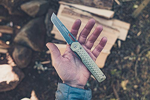 Gerber Gear 31-003730 Ayako Folding Knife, Pocket knife with Clip, EDC Knife, Green
