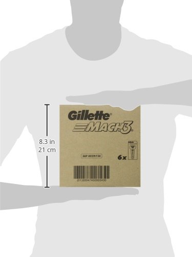 Gillette Mach3 Men's Razor, Handle & 1 Blade Refill