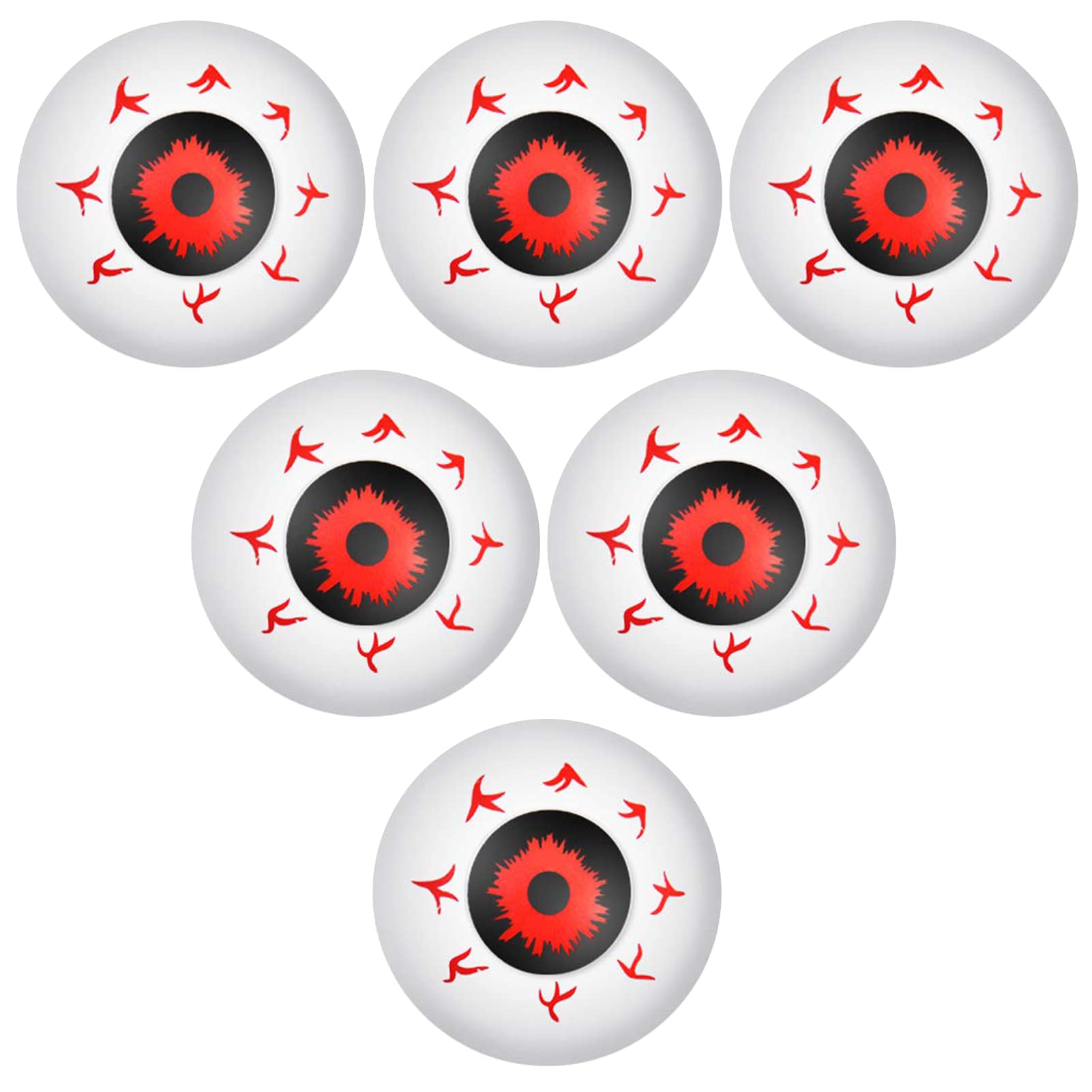 Olen Eyeballs for Halloween Decorations Trick or Treat Spooky Scary Horror Props, 6 pcs