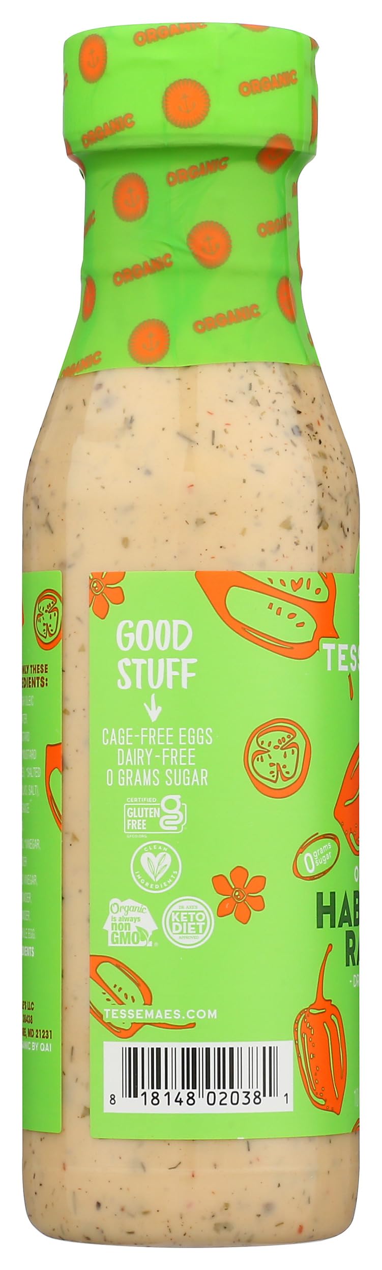 Tessemae's, Dressing Habanero Ranch, 10 Fl Oz