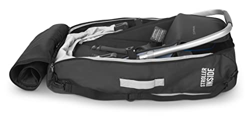 UPPAbaby RumbleSeat/Bassinet Travel Bag with TravelSafe , Black/Blue
