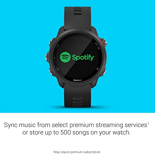 Garmin 010-02120-20 Forerunner 245 Music, GPS Running Smartwatch with Music and Advanced Dynamics, Black
