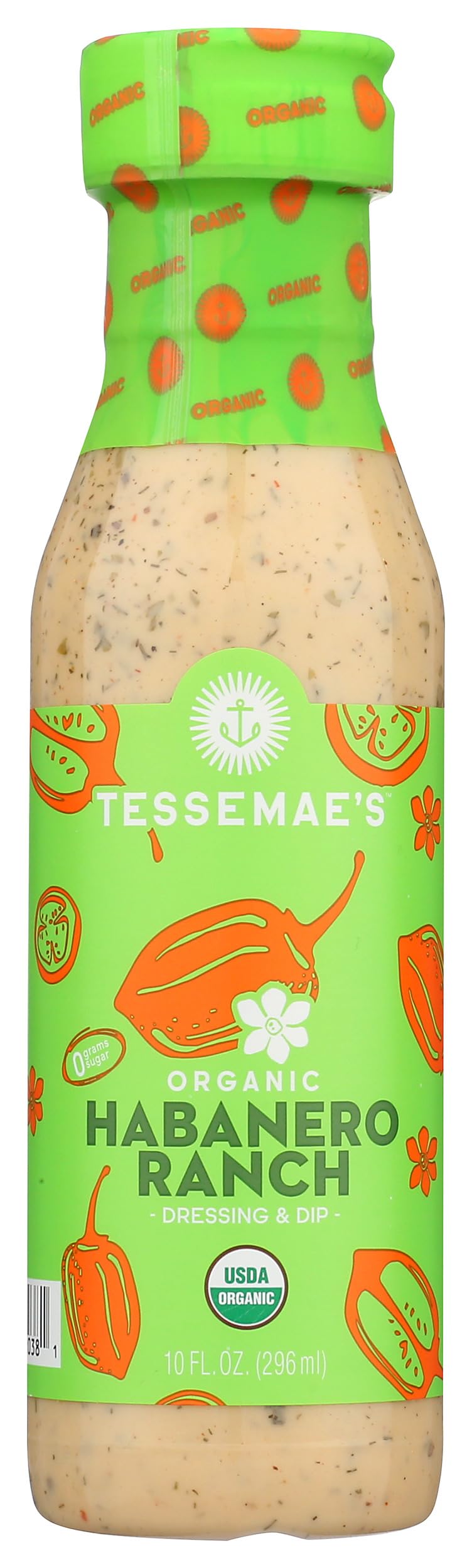 Tessemae's, Dressing Habanero Ranch, 10 Fl Oz