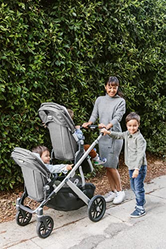 RumbleSeat V2 - Stella (Grey Brushed Melange/Silver/Chestnut Leather)