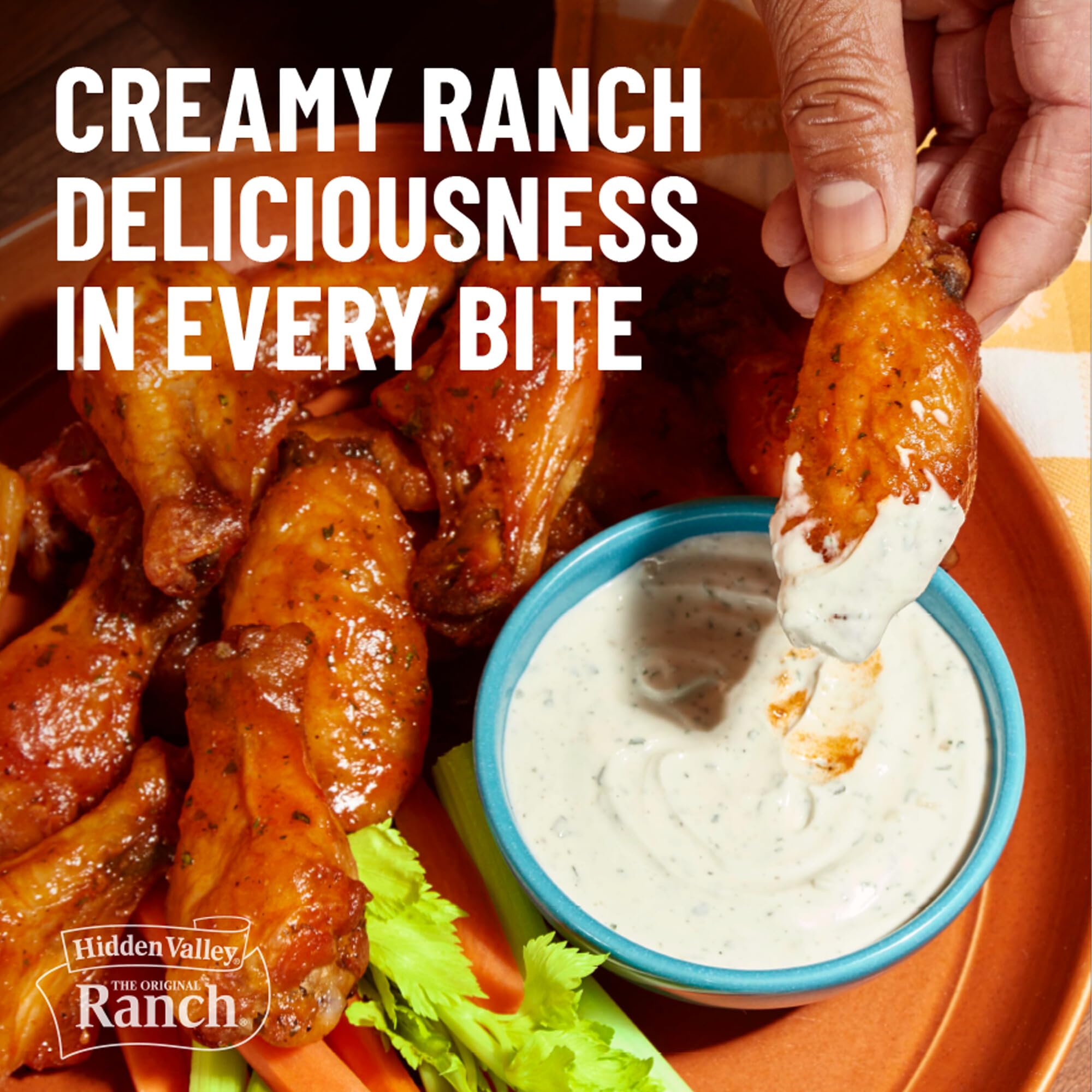 Hidden Valley Spicy Ranch Topping and Dressing, 16 Fluid Ounce Bottle (Package May Vary)