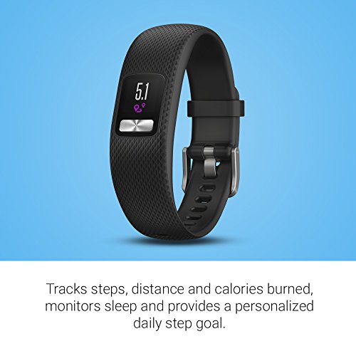 Garmin vívofit 4 activity tracker with 1+ year battery life and color display. Large, Black. 010-01847-03
