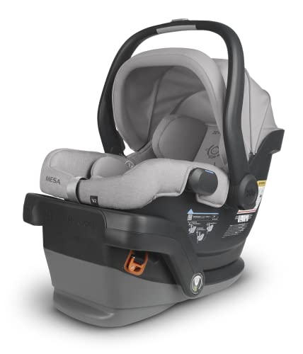 MESA V2 Infant Car Seat and Base - Stella (Grey mélange) + MESA Family Travel Bag