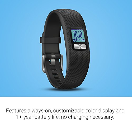 Garmin vívofit 4 activity tracker with 1+ year battery life and color display. Large, Black. 010-01847-03