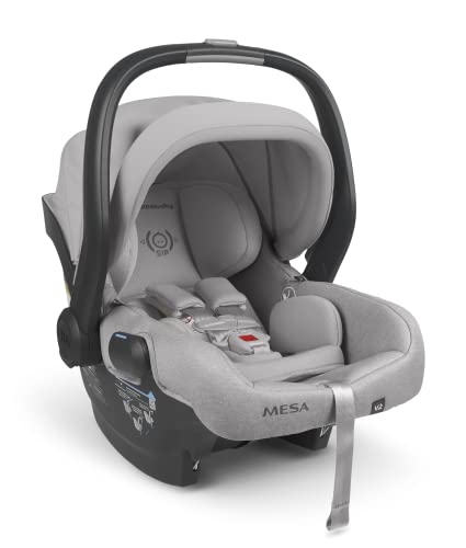 MESA V2 Infant Car Seat and Base - Stella (Grey mélange) + MESA Family Travel Bag