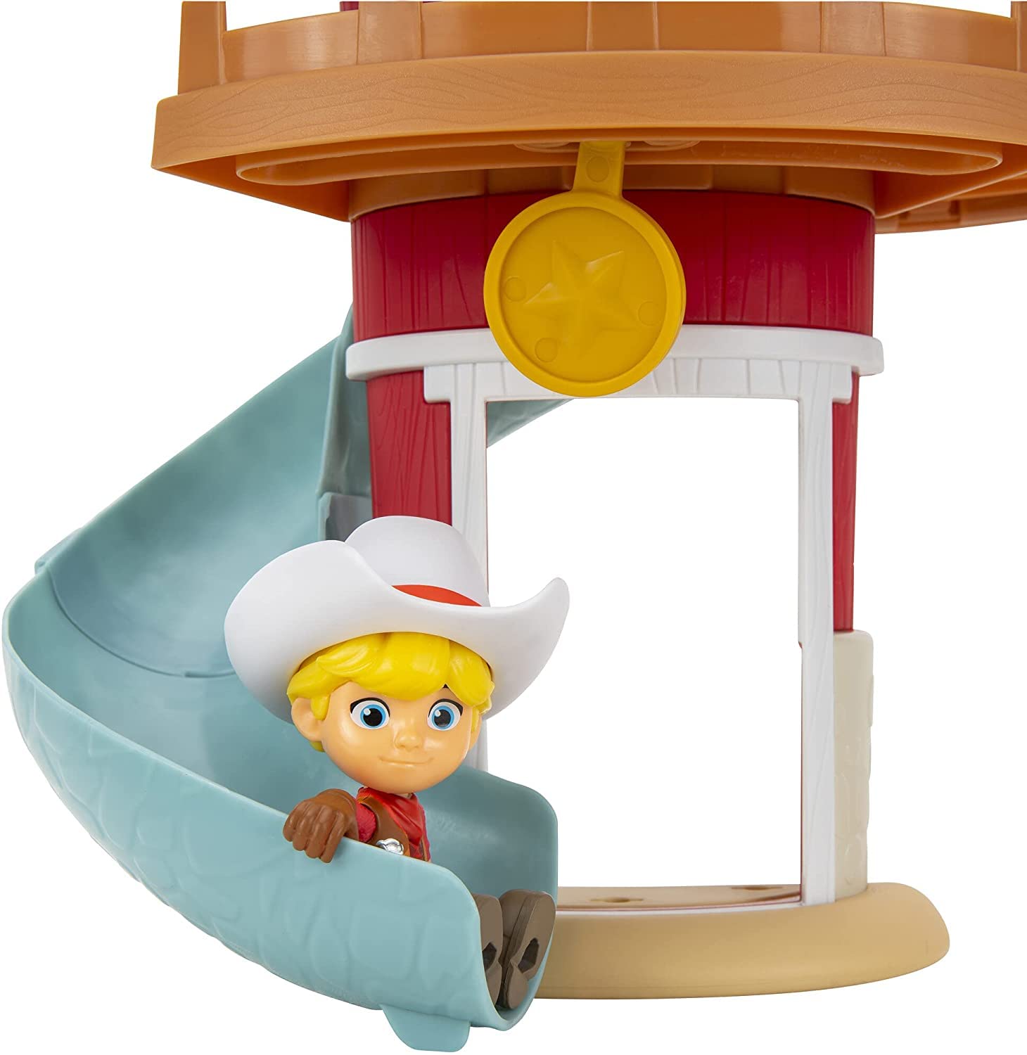 Dino Ranch Clubhouse,Large 12-Inch Playset with Lights & Sound,Features Silo with Slide,Bridge,Extendable Room,2 Dino Ranchers,2 Dinos - Toys for Kids - Amazon Exclusive