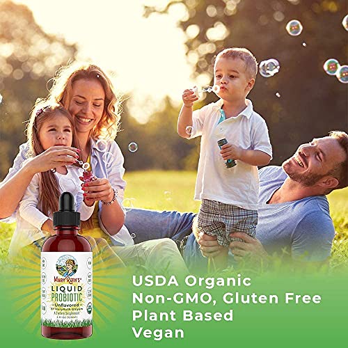 Liquid Probiotics & Megadose Zinc Liposomal Bundle by MaryRuth’s| Vegan, Organic, Plant-Based & Non-GMO, Unflavored with Acidophilus | Immune Support Liposomal for Men & Women