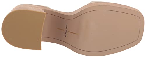Dolce Vita Women's Wallis Heeled Sandal, Ivory Leather, 10