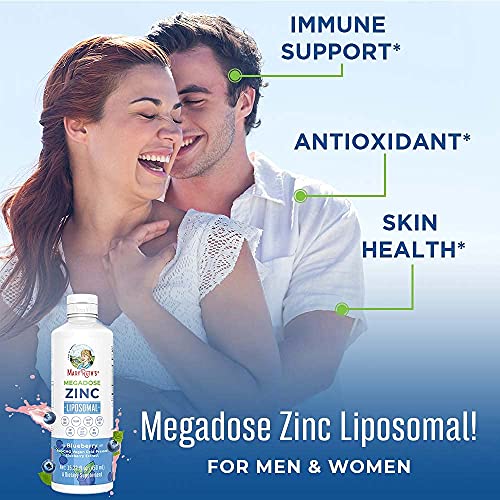 Liquid Probiotics & Megadose Zinc Liposomal Bundle by MaryRuth’s| Vegan, Organic, Plant-Based & Non-GMO, Unflavored with Acidophilus | Immune Support Liposomal for Men & Women
