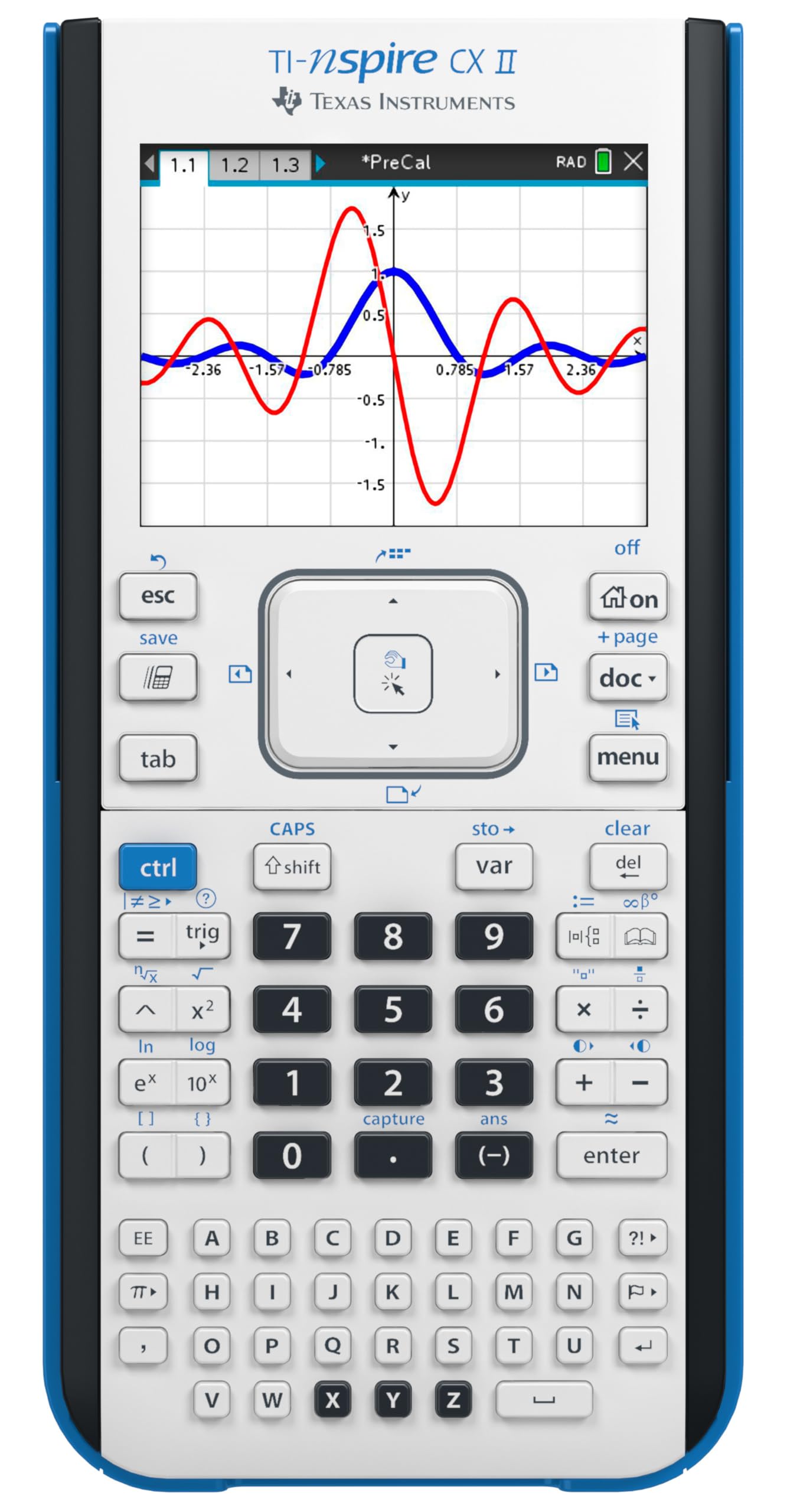Texas Instruments TI-Nspire CX II Color Graphing Calculator with Student Software (PC/Mac)