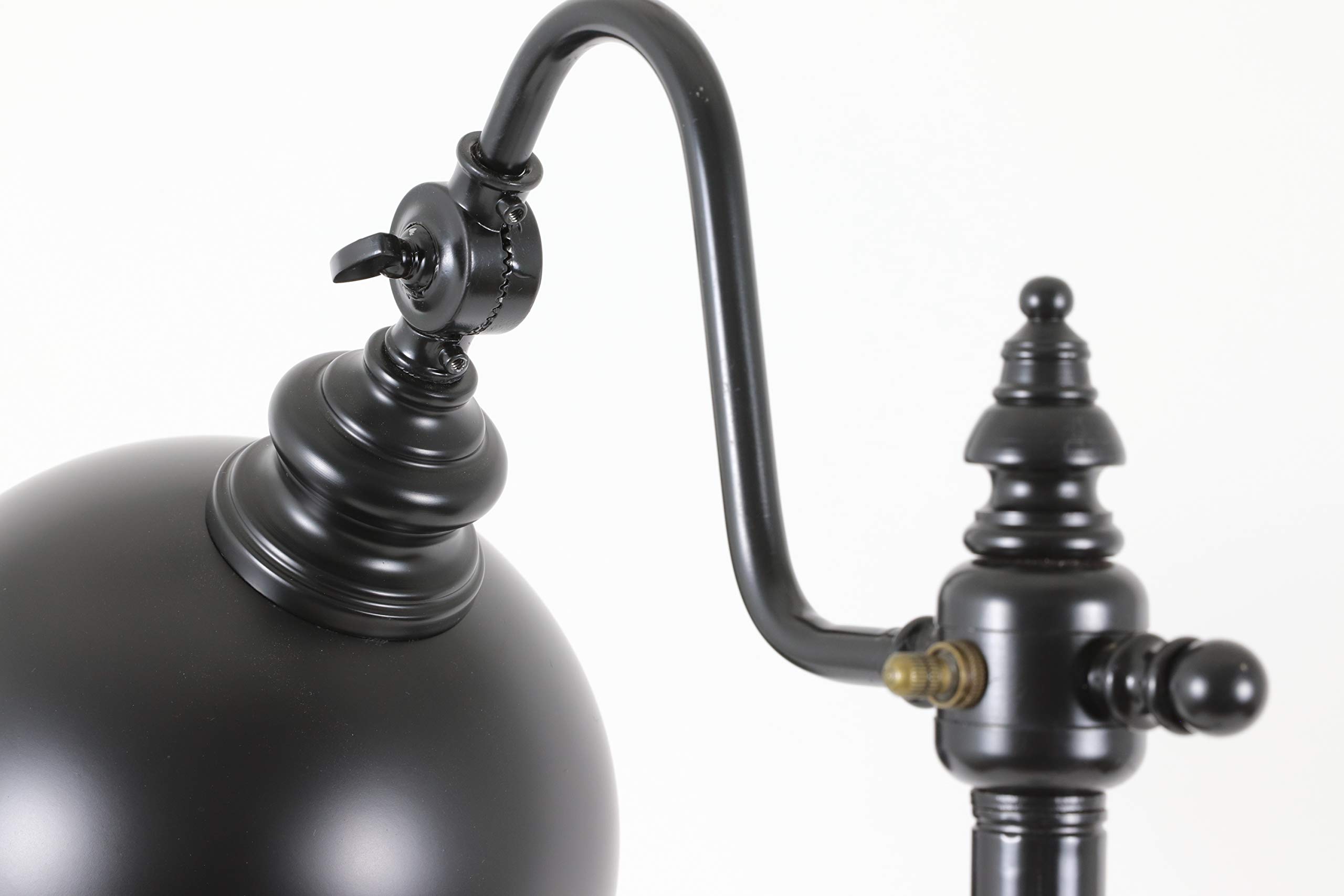Decor Therapy Chloe Steel Pharmacy Floor Lamp, Matte Black