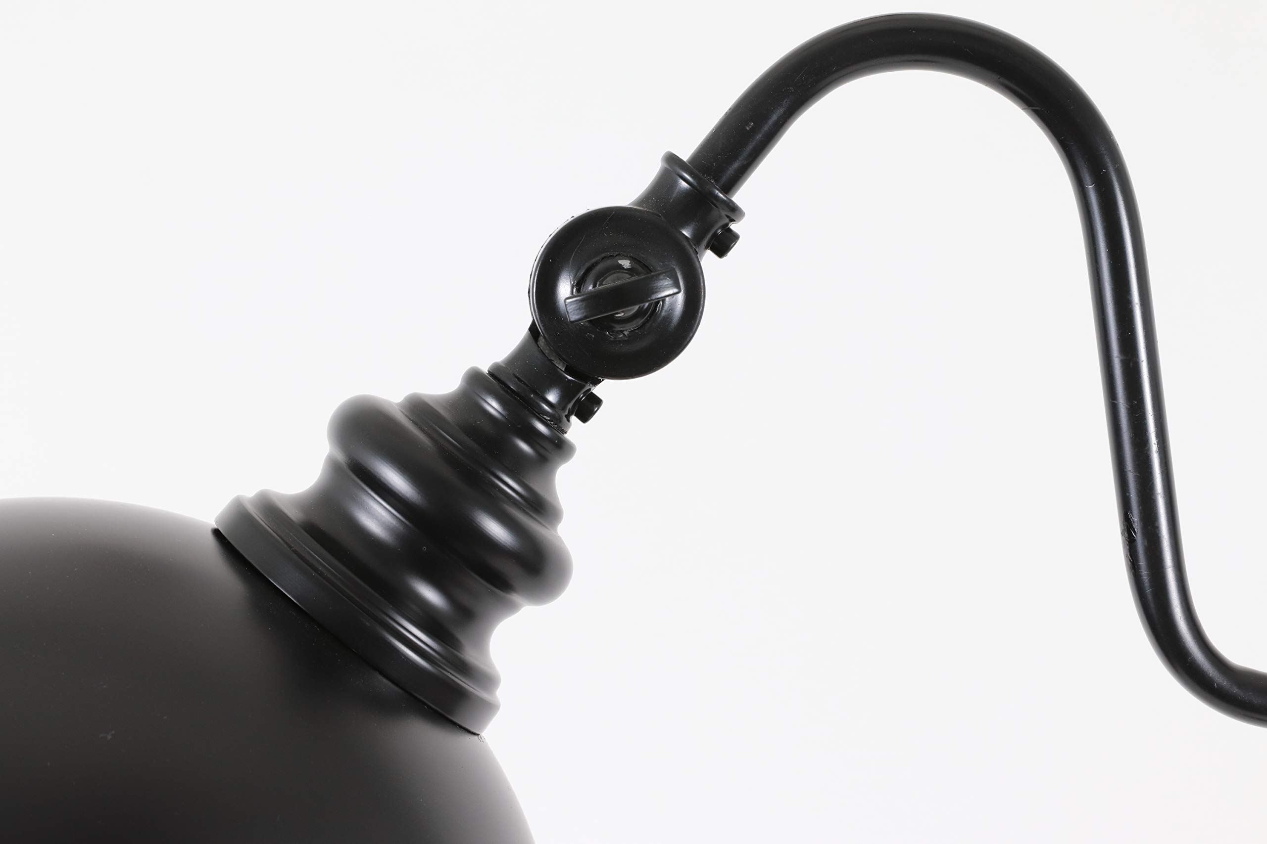 Decor Therapy Chloe Steel Pharmacy Floor Lamp, Matte Black