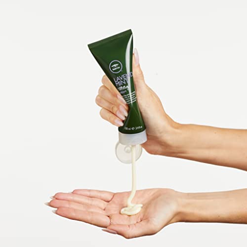 Tea Tree Lavender Mint Taming Cream, Rich Hair Styling Cream, For Coarse, Curly + Dry Hair, 3.4 Fl Oz