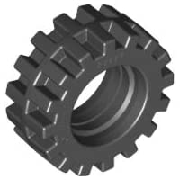 NEW Lego Tire, Wheel and Square Axles Bulk Lot - 100 Pieces Total