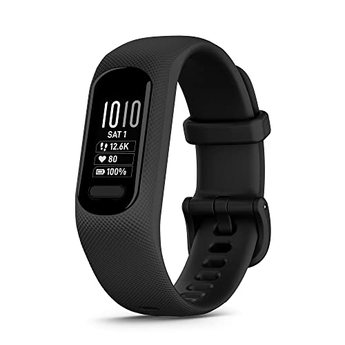 Garmin vĂvosmartÂŽ 5, Fitness Tracker, Long-Lasting Battery, Simple Design, Black Large