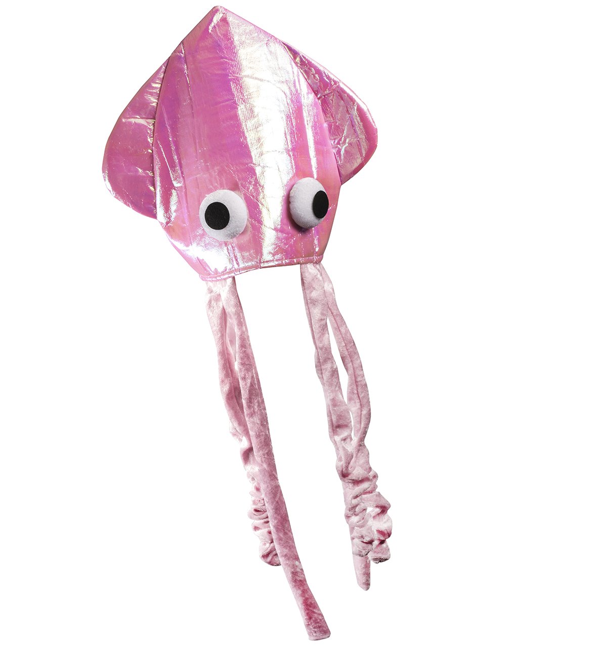 Funny Party Hats Squid Hat - Funny Fun and Crazy Hats in Many Styles (Shiny Pink Squid Hat)