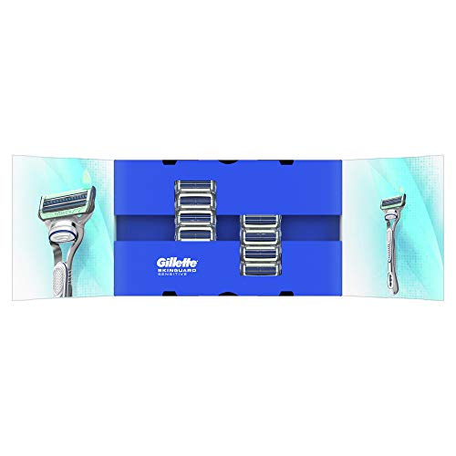 Gillette Skinguard Men's Blades, for Sensitive Skin, Pack of 8 Blades