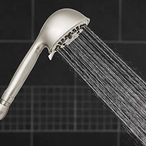 Waterpik High Pressure Powerpulse Massage Hand Held, Brushed Finish, Detachable Shower Head with 7 Spray Settings, XFT-769E
