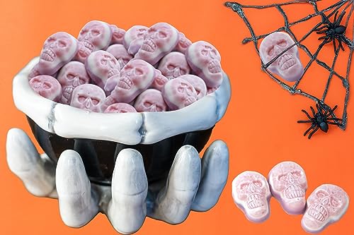 Fruidles Gummy Skulls Halloween Candy, Trick-Or-Treat Party Bag Fillers, Party Favor (Half-Pound