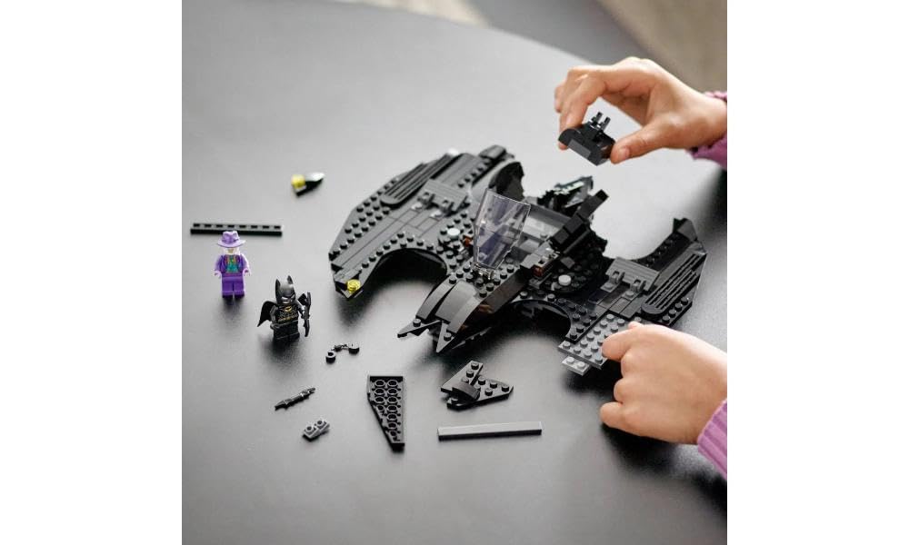 LEGO DC Batwing: Batman vs. The Joker 76265 DC Super Hero Playset, Features 2 Minifigures and a Batwing Toy Based on DC’s Iconic 1989 Batman Movie, DC Birthday Gift for 8 Year Olds