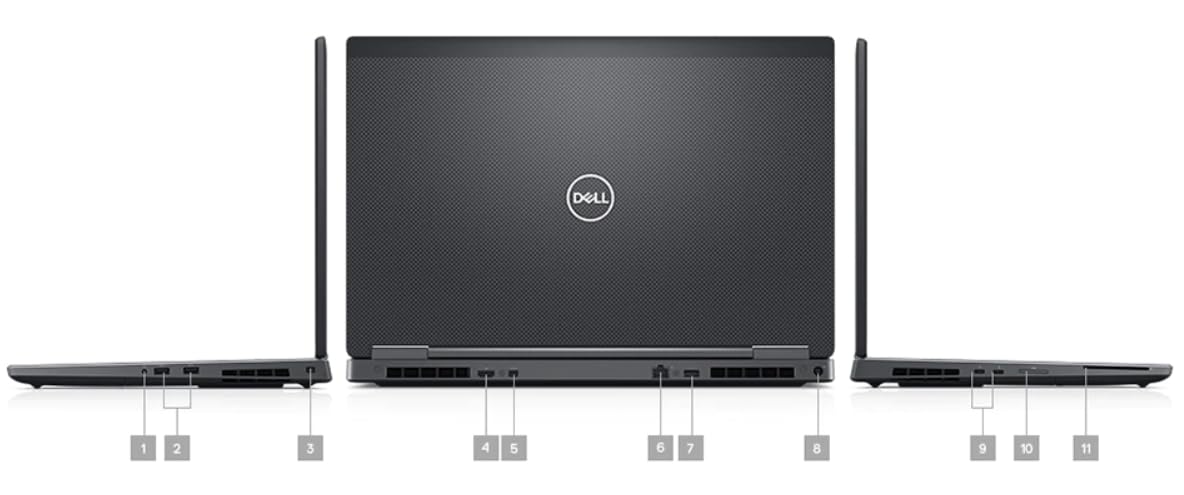 DELL Precision 17 7730 i7-8850H 32GB 512GB PCIe SSD 17.3'' FHD NVIDIA P3200 6GB (Renewed)